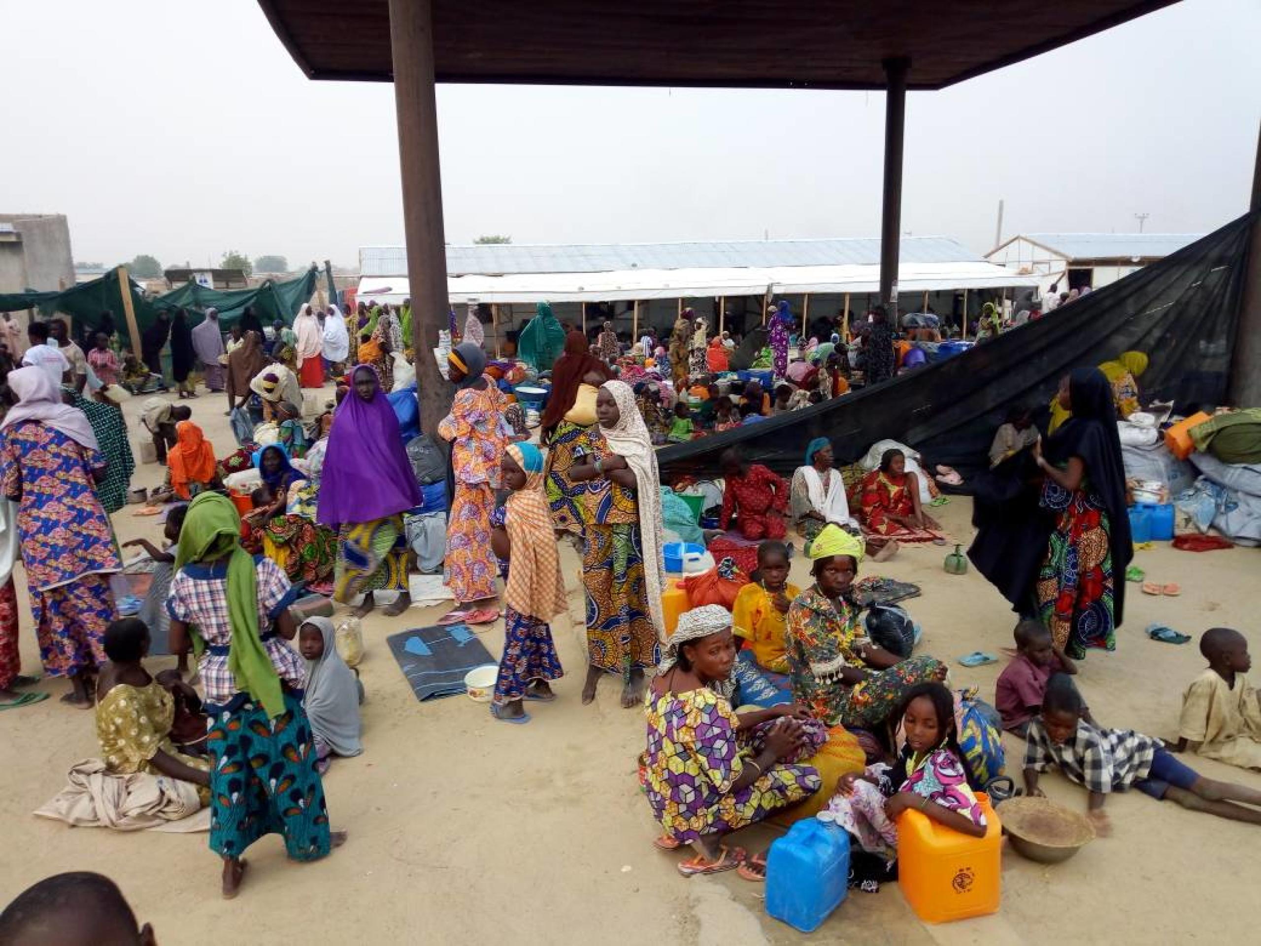 4,000 displaced Nigerians sleep in open as rains hit Dikwa | NRC