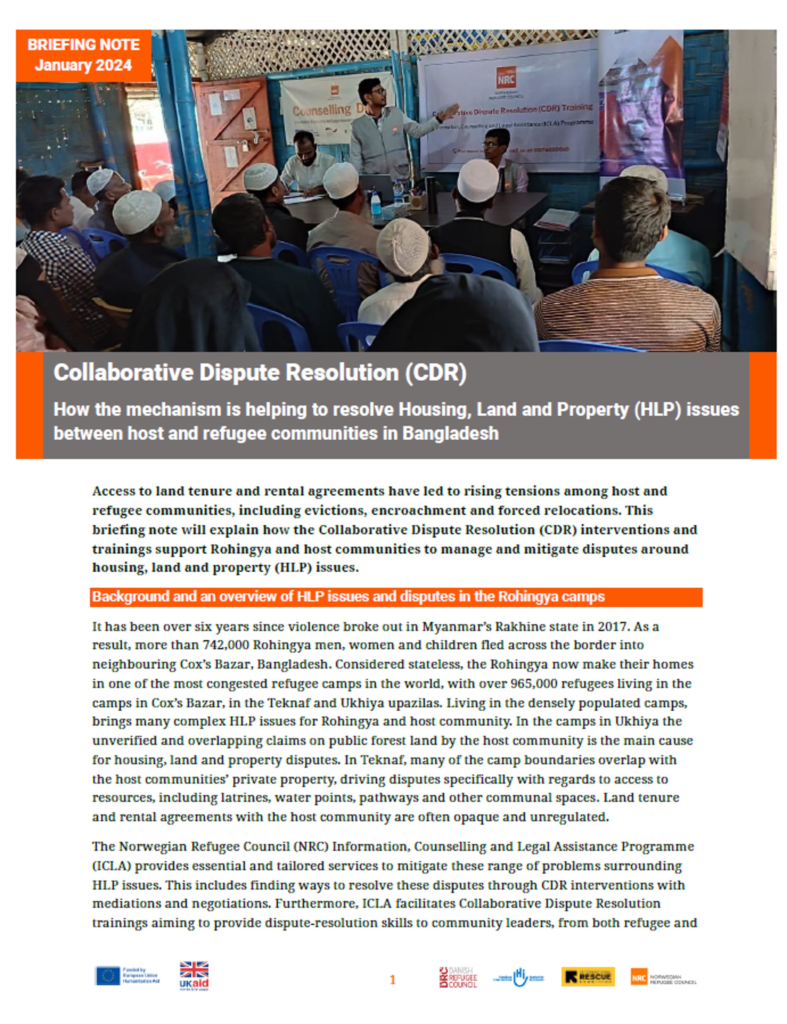 Collaborative Dispute Resolution (CDR): how the mechanism is helping to ...