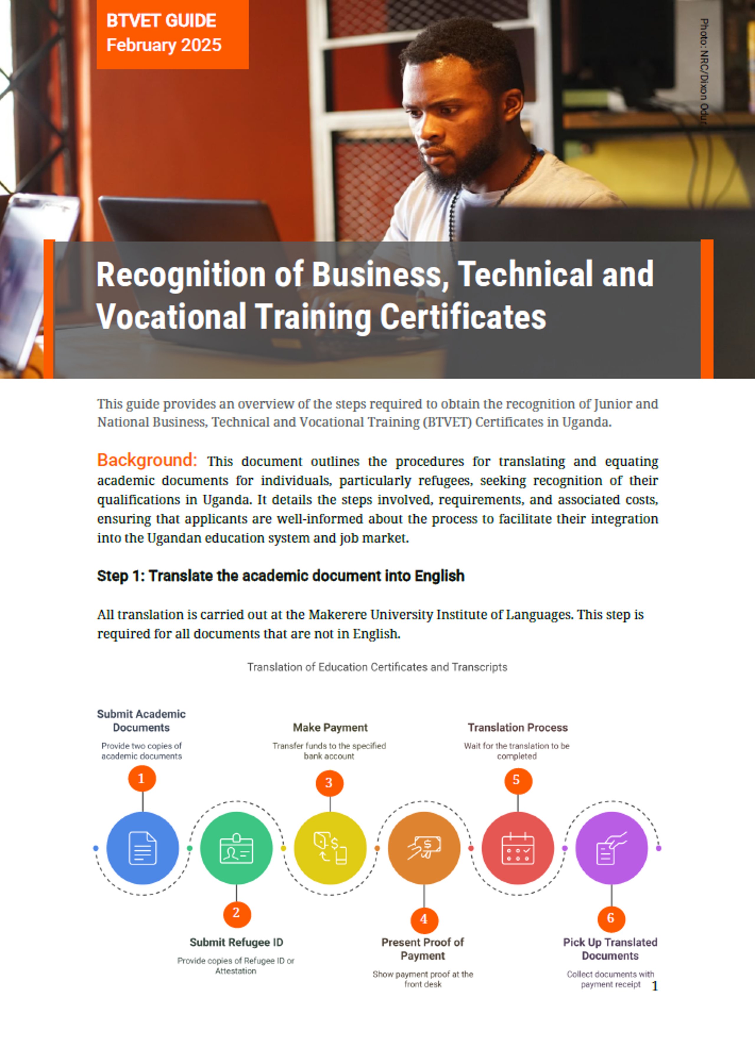 Guide to Recognition of Business, Technical, and Vocational Training ...