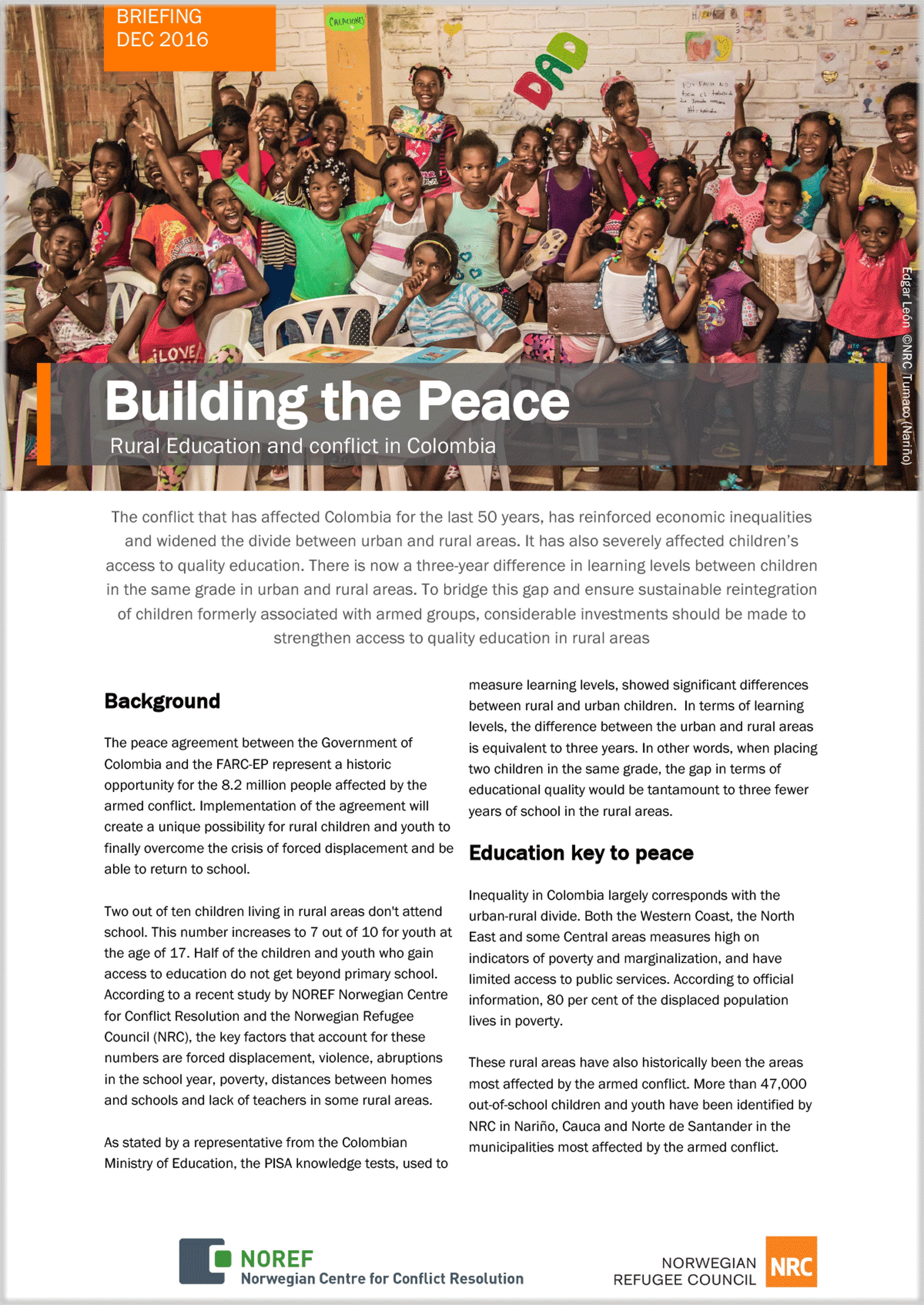 Building the Peace | NRC