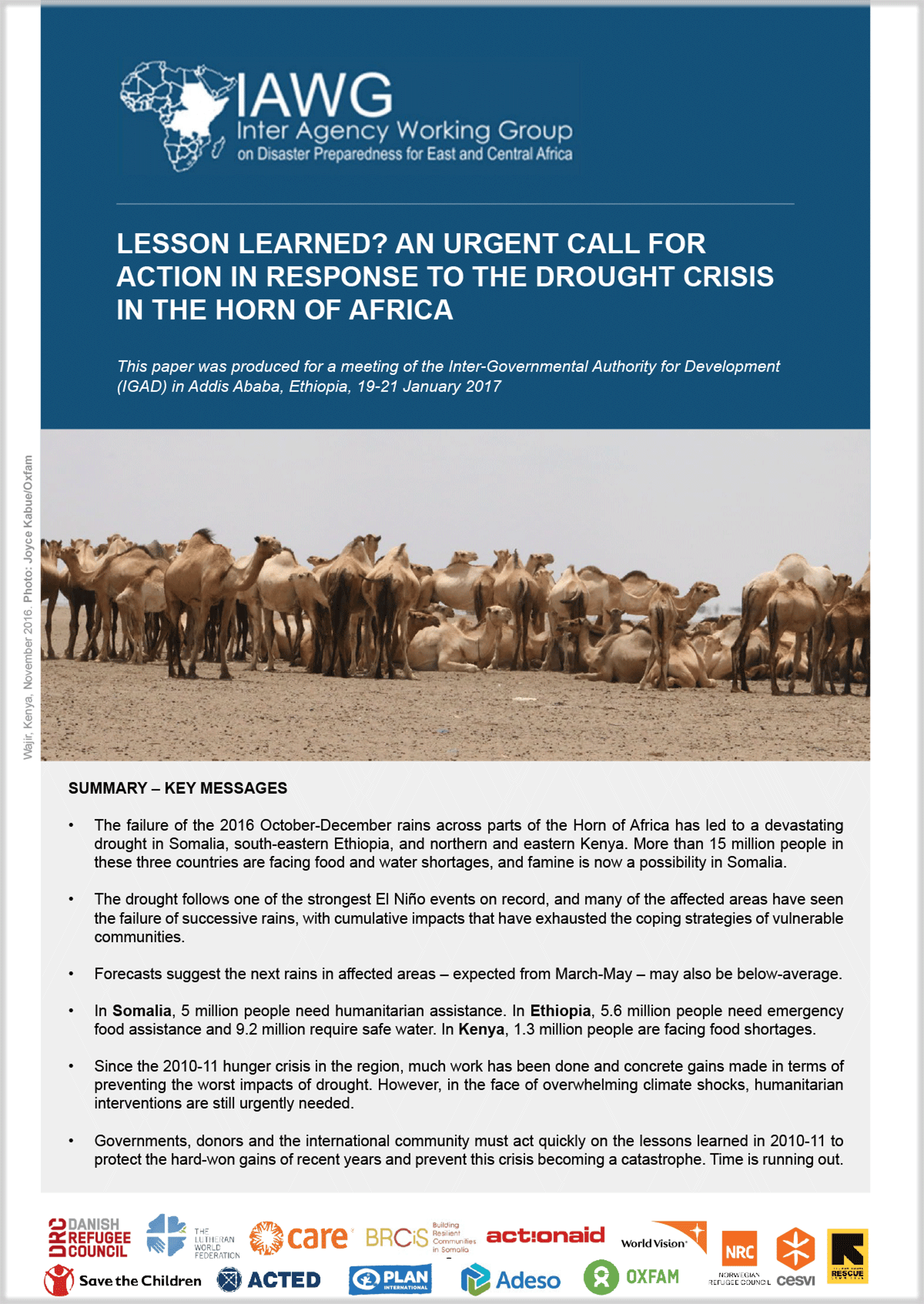 Lessons learned? An urgent call for action in response to the drought ...