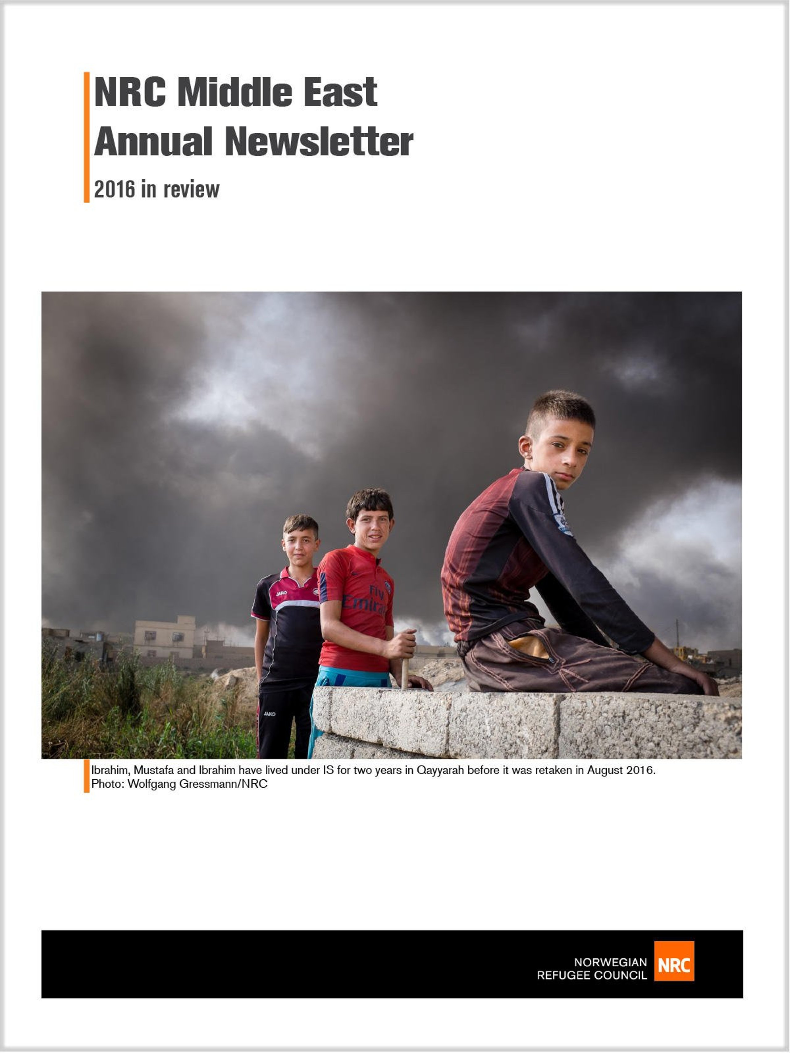 NRC Middle East Annual Newsletter | NRC