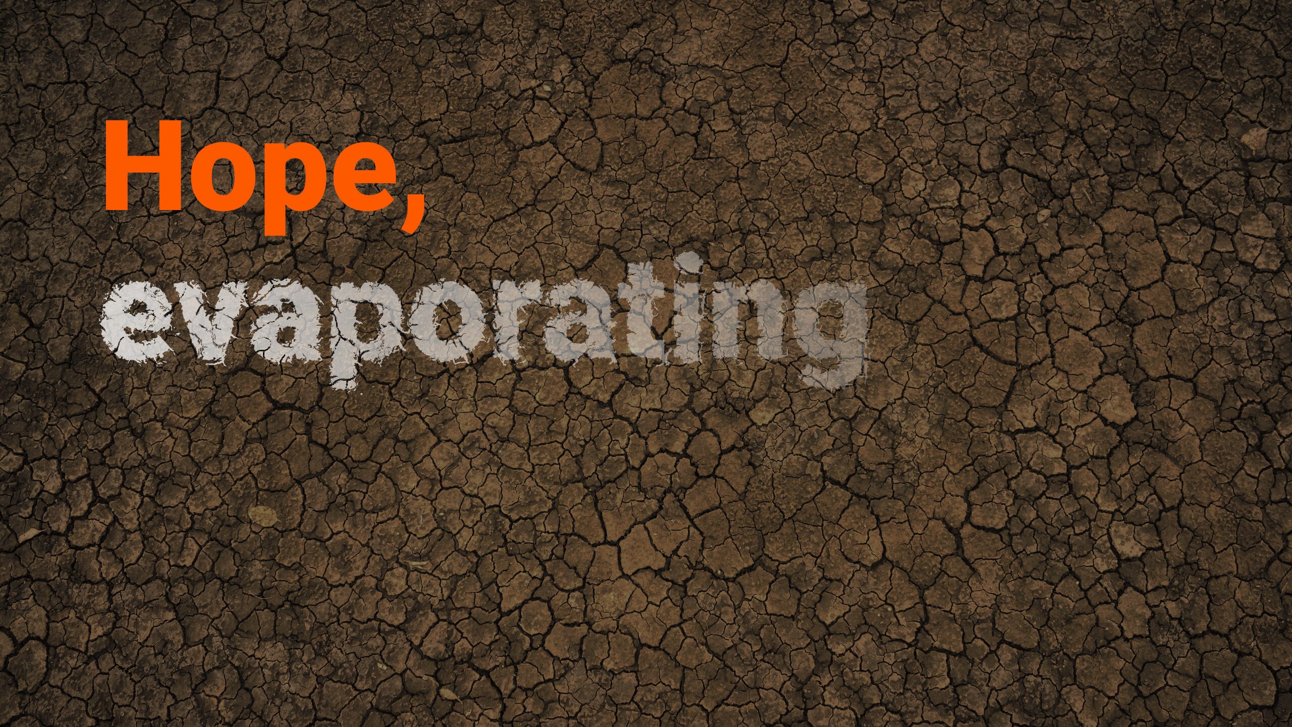 Hope, evaporating: Climate change resilience under occupation in the ...