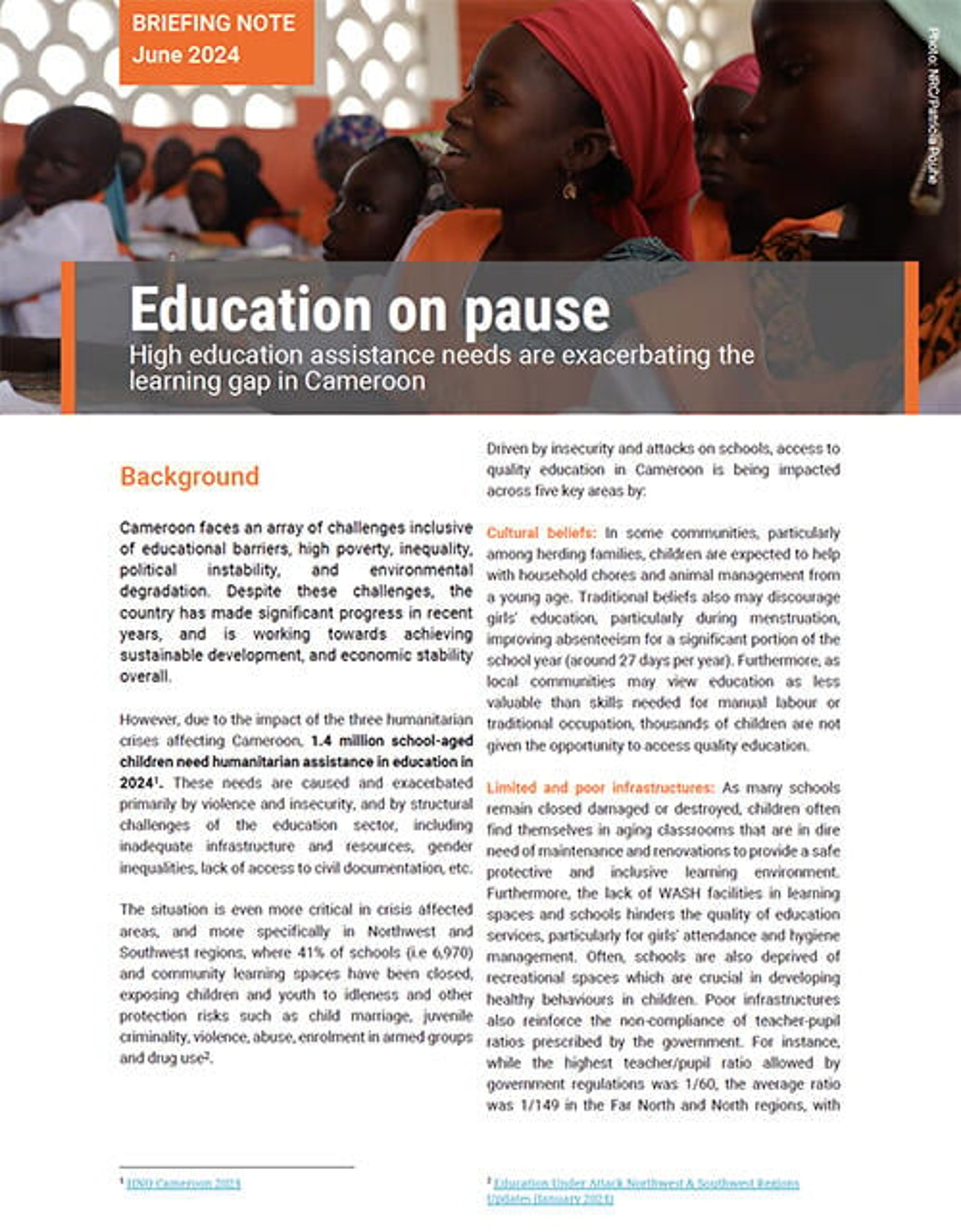 Education on pause | NRC