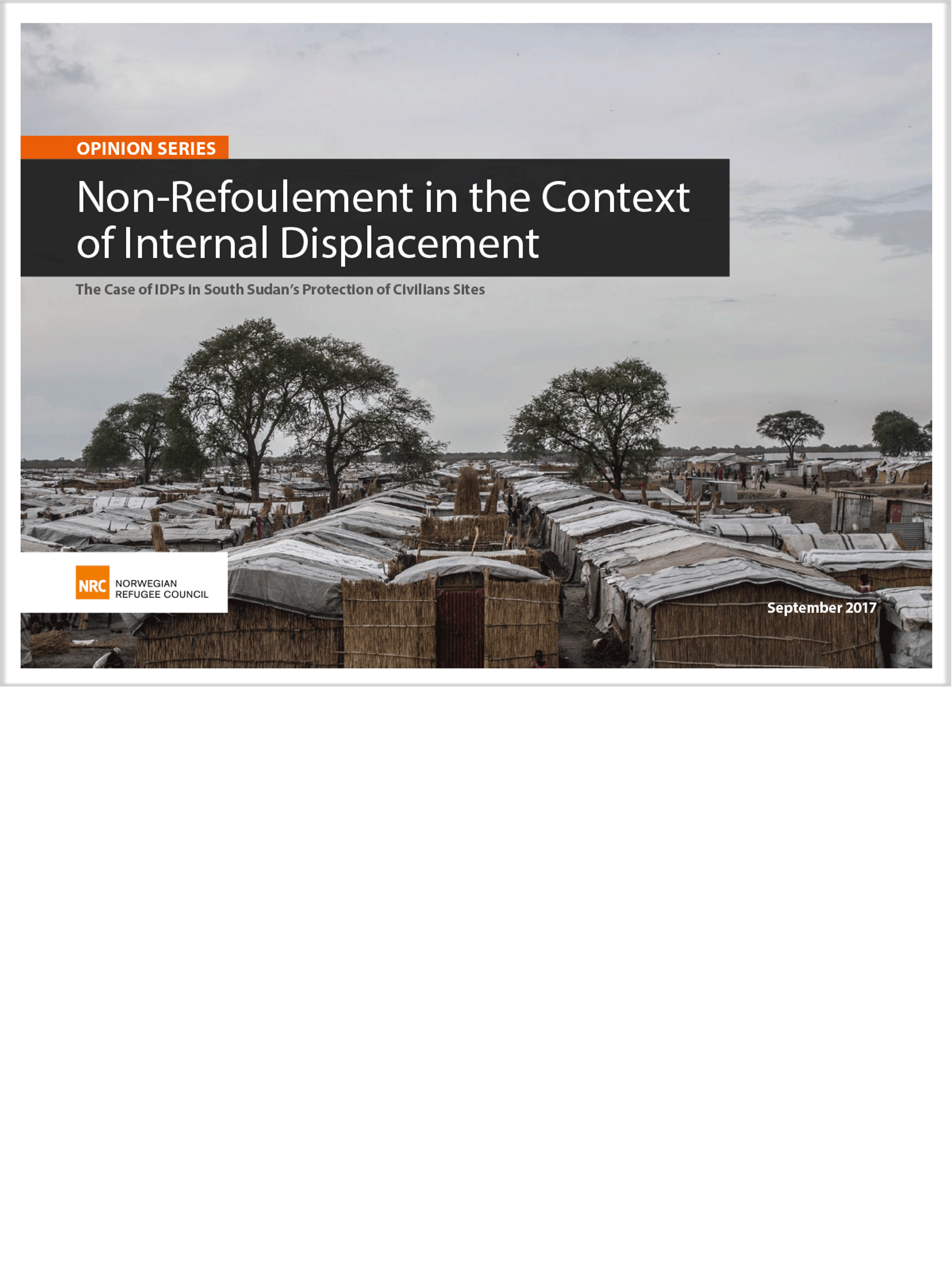 Non-Refoulement in the Context of Internal Displacement | NRC