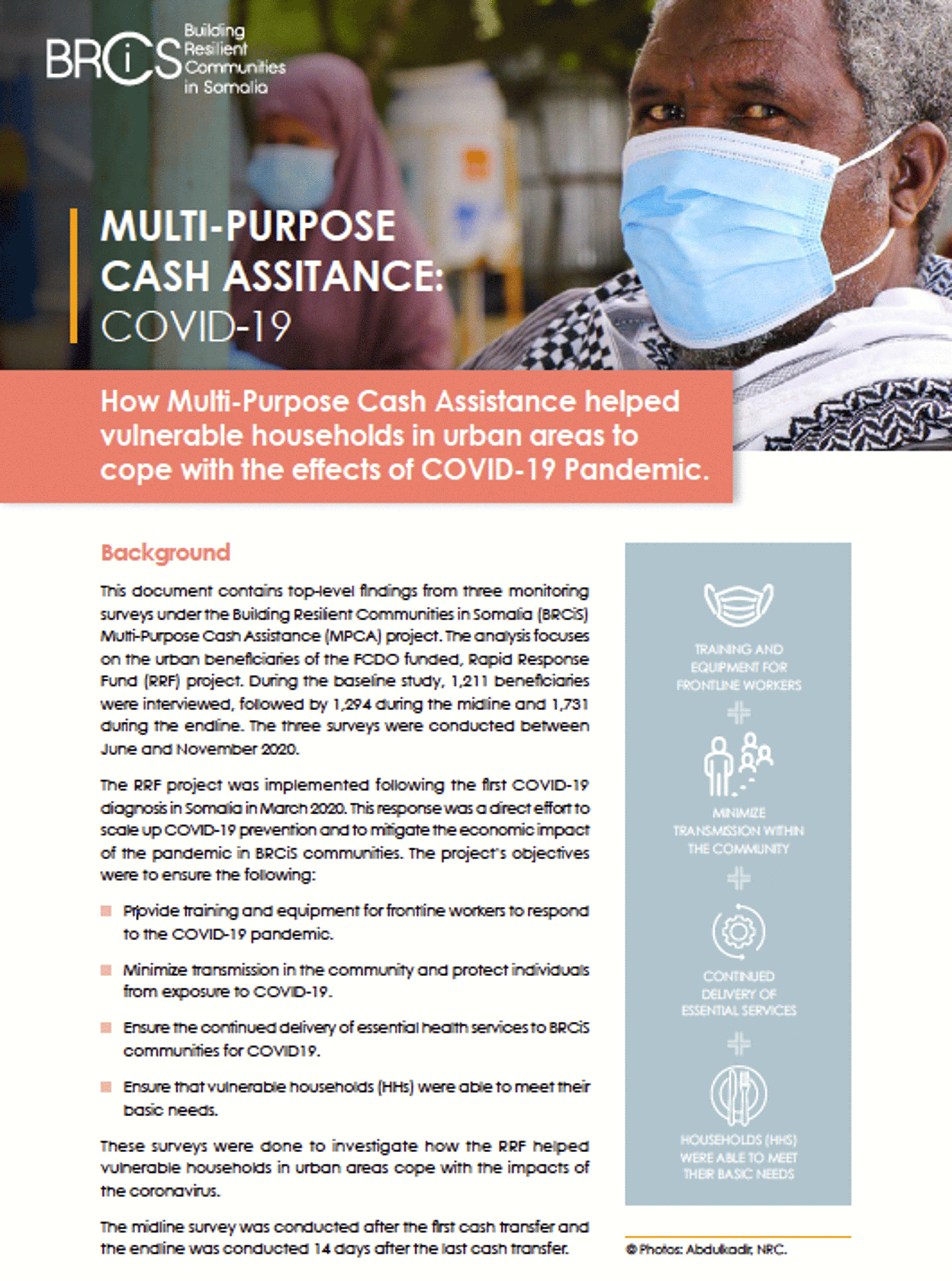 Multi-purpose cash assistance: Covid-19 | NRC