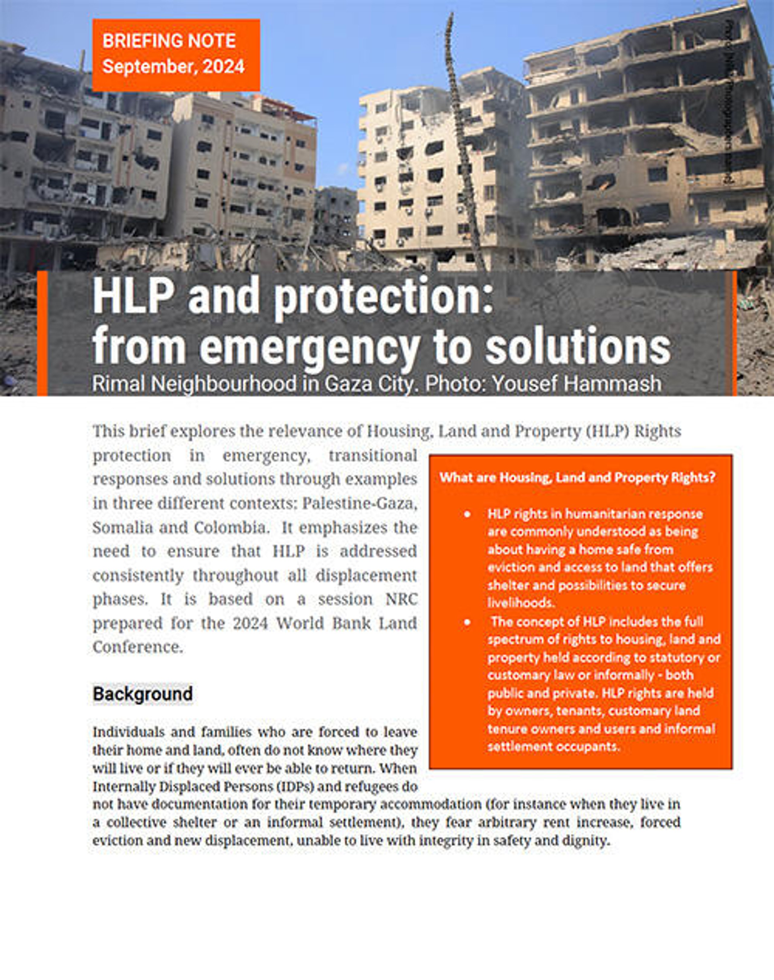 HLP and protection: from emergency to solutions | NRC
