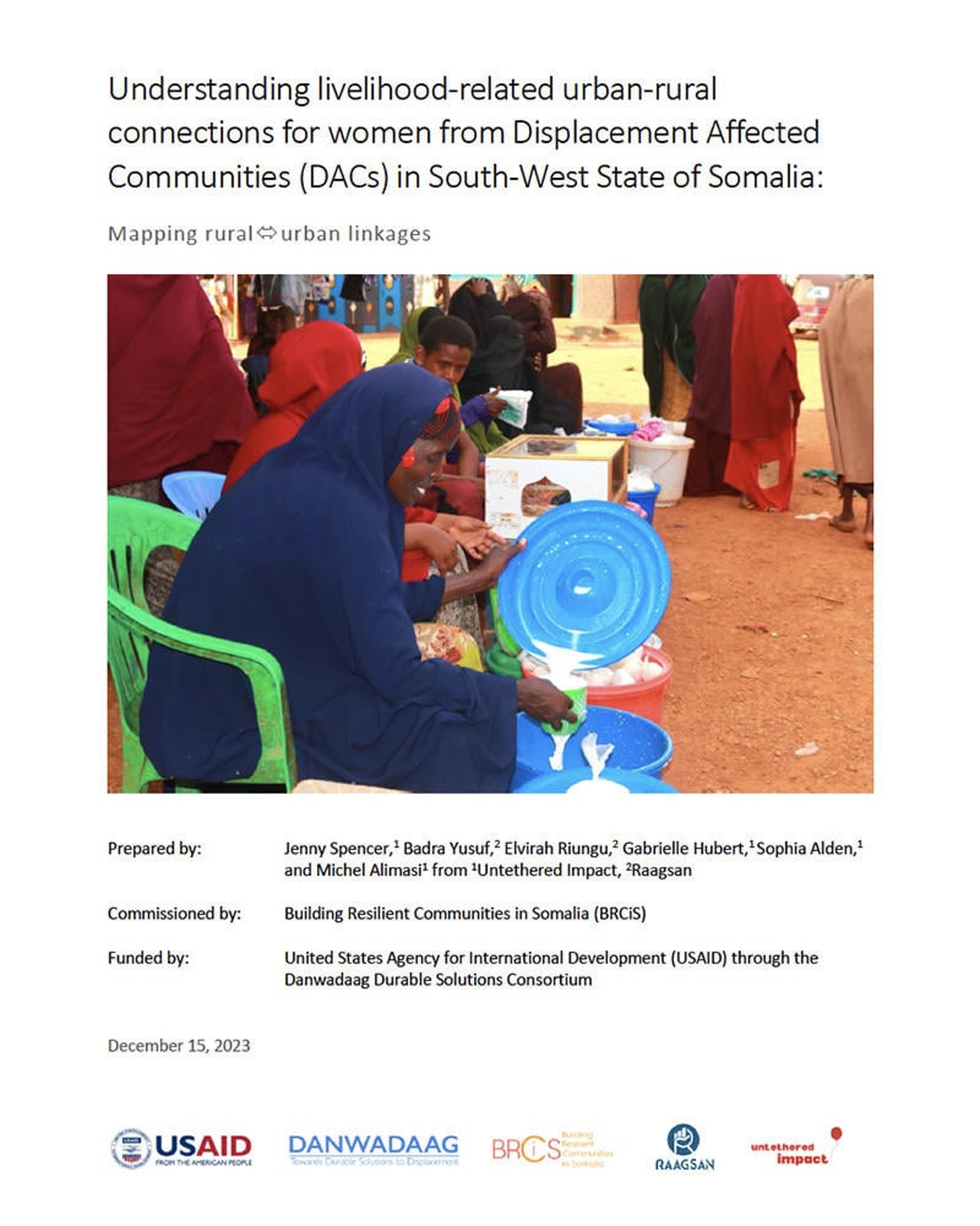 2023 BRCiS report: Mapping rural-urban linkages in Somalia | NRC
